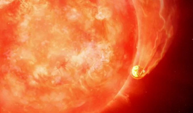 Se observa por primera vez cómo desaparece un planeta, engullido por un ...