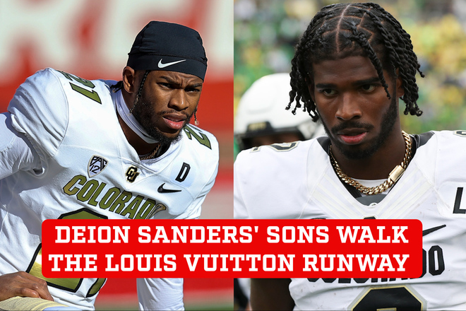 Proud papa Deion Sanders cheers on son Shilo's acting debut in 'BMF ...