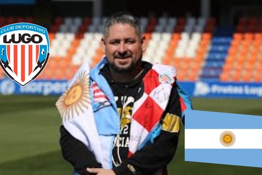 Un hincha argentino programa durante dos años su viaje a conocer el ...