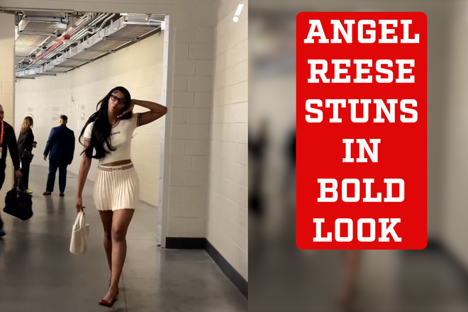 Angel Reese brings the heat on and off the court tonight! | Marca