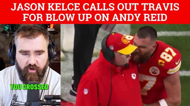 Jason Kelce scolds little brother Travis Kelce for Super Bowl outburst at Andy Reid - MARCA TV ...
