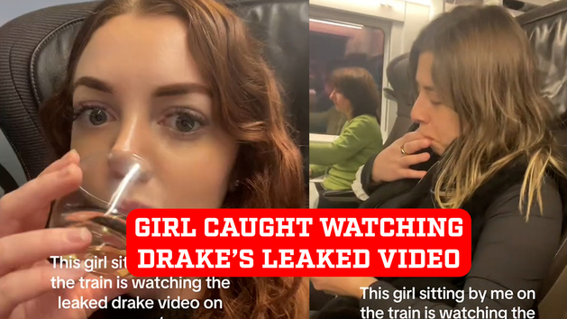 Girl is caught watching Drake's leaked video on train trip - MARCA TV ...