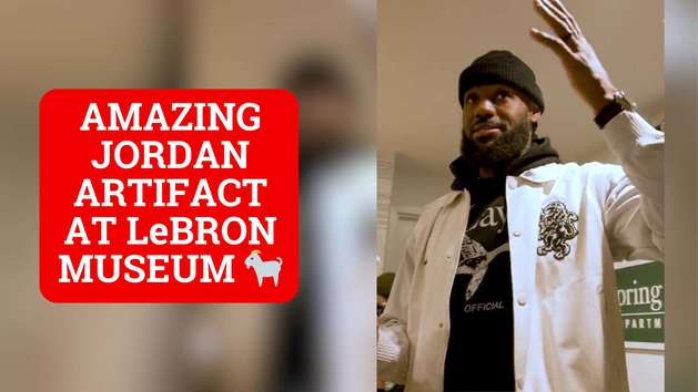 LeBron James shares special Michael Jordan artifact in museum tour ...