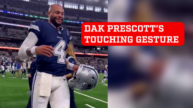 Dak Prescott shows off his 'Dad Bod' like Patrick Mahomes but in a very ...