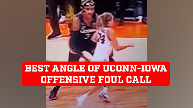 Fan video reveals best angle of UConn-Iowa offensive foul call, screen ...