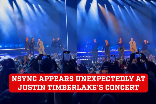 NSYNC's surprise reunion stuns fans at Justin Timberlake's 'One Night ...