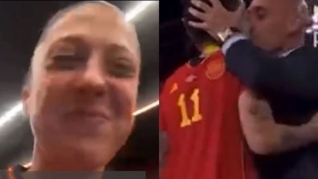 Jenni Hermoso sobre el beso de Rubiales: "Eh, pero no me ha gustado ...