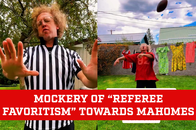 Video mocking Patrick Mahomes' "referee help" hilariously breaks the ...