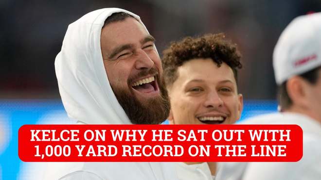 Travis Kelce decided to stay on the bench against the Chargers: 'It ...