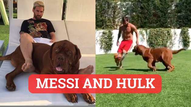 The best moments of Messi and Hulk playing soccer together - MARCA TV ...