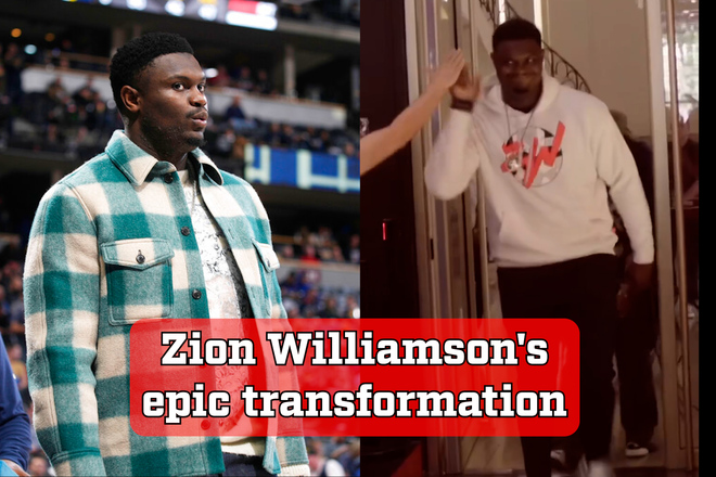 Weighing 284 pounds led to a change: Zion Williamson went to the gym ...