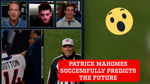 Patrick Mahomes successfully predicted three straight plays on the ...