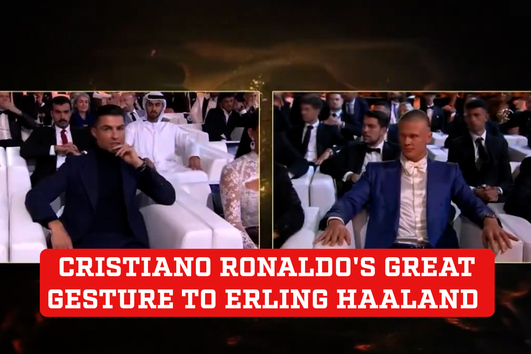 Cristiano Ronaldo's great gesture to Erling Haaland that earned him ...