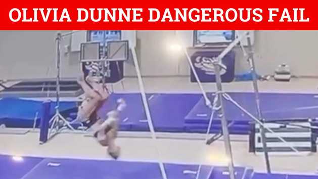 Olivia Dunne scares fans with video of dangerous fail from the high ...