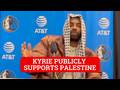 Kyrie Irving polarizes NBA fans by wearing keffiyeh, openly showing ...