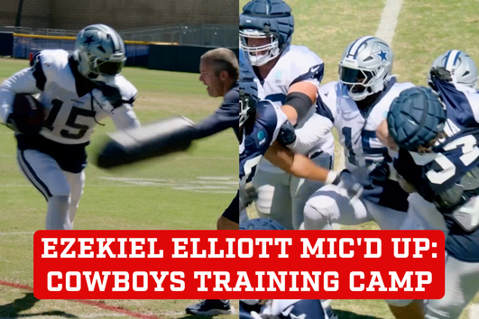 Ezekiel Elliott's candid Mic'd Up: Revealing moments from the Cowboys ...