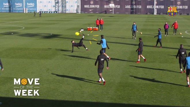 LaLiga - Barcelona: Messi scores a spectacular overhead kick in ...