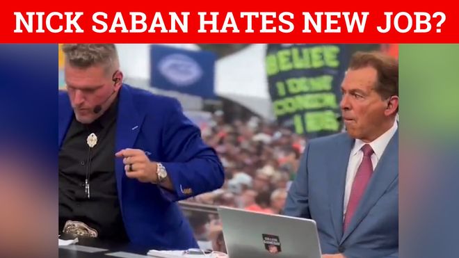 Pat McAfee addresses Nick Saban quitting ESPN College Gameday after ...