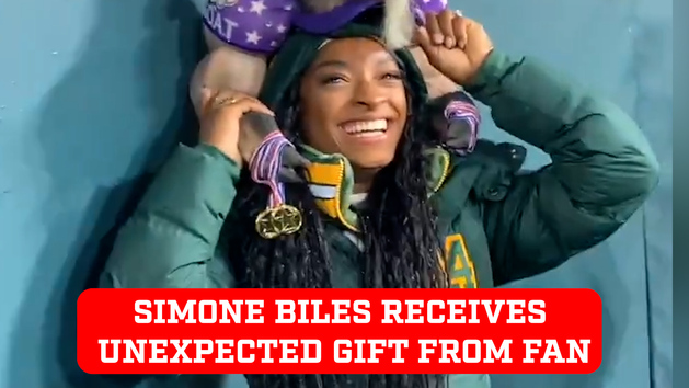 Simone Biles receives unexpected gift from a Packers fan - MARCA TV English
