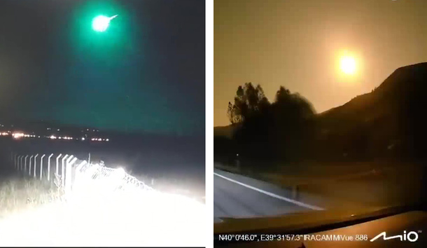 A large meteorite falls over Turkey and surprises its population: Watch ...