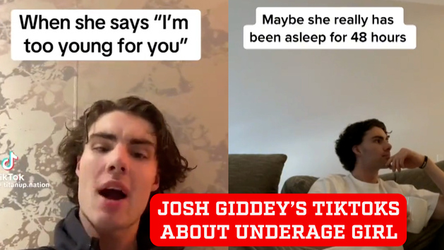Josh Giddey gets trolled for TikToks dedicated to underage girl Liv ...