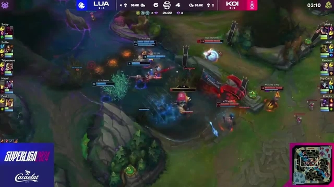 Superliga LVP: El Movistar KOI más sufridor suma su cuarta seguida ante LUA Gaming | Marca