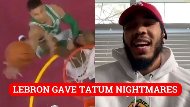 LeBron James insane block on Jayson Tatum?s first NBA shot - MARCA TV English