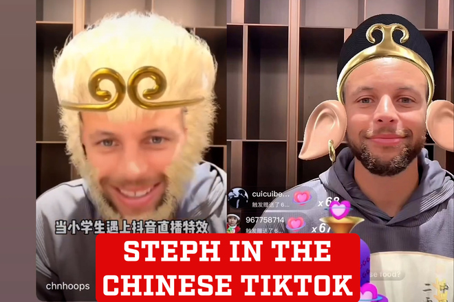 Stephen Curry creates hilarious characters on Douyin, China's TikTok ...