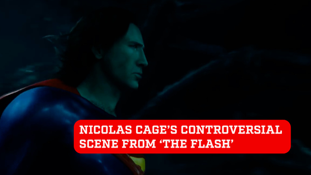 Nicolas Cage's controversial scene from The Flash - MARCA TV English