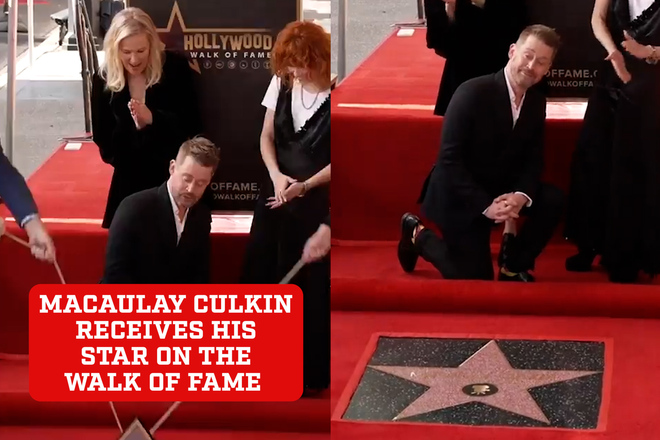 Macaulay Culkin recreates iconic 'Home Alone' moment at his Hollywood ...