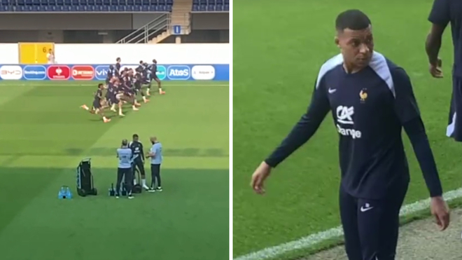 Mbappé, de la noche de bolos en Paderborn a la sesión más dura con Francia