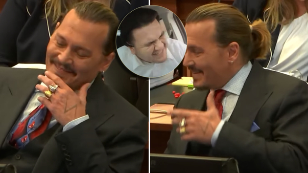 Johnny Depp Struggles to Stop Laughing During Witness Testimony - MarcaTV