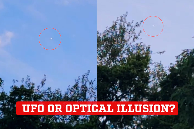Strange object in the sky leaves witnesses in awe: UFO or optical ...