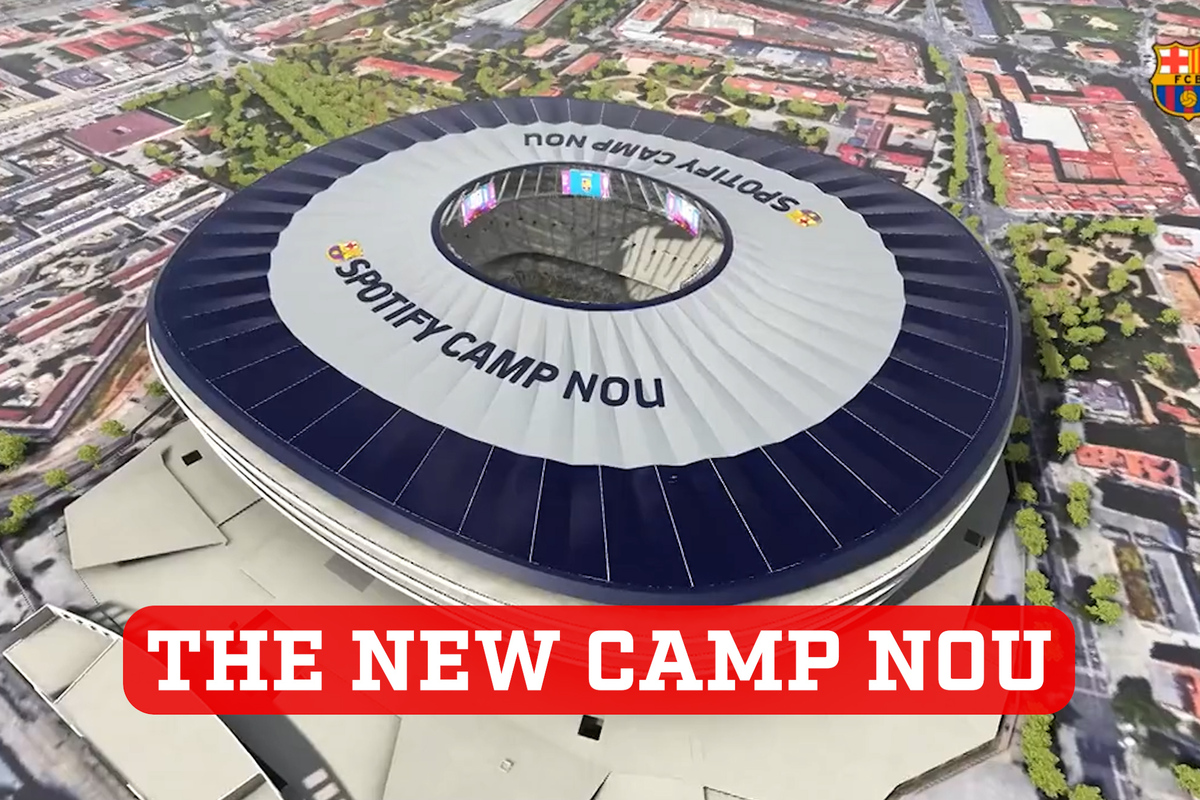 New Camp Nou Top View