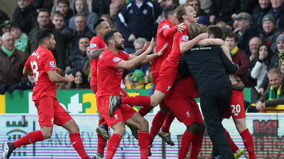 Last-gasp Liverpool sink Norwich 5-4 in thriller | MARCA English