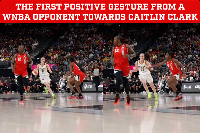 Caitlin Clark receives first positive gesture from WNBA opponent | Marca