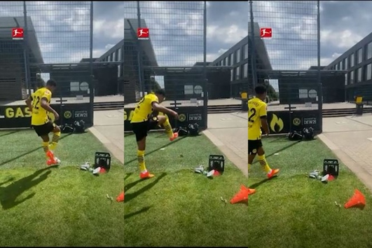 El truco de Bellingham con una botella: ¿Suerte, fake o calidad? - MarcaTV