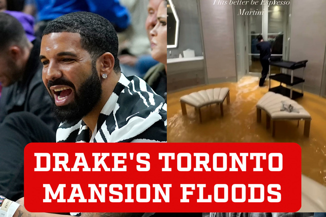 Drake's luxurious mansion floods and turns into an indoor river | Marca