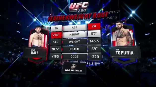 Ilia Topuria vs Ryan Hall - MarcaTV