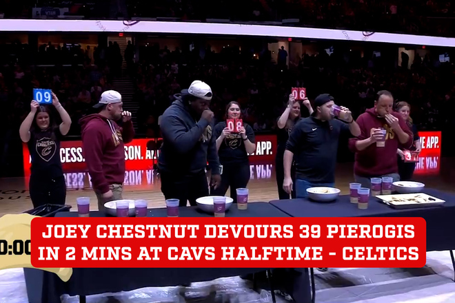 Joey Chestnut breaks world record with 83 hot dogs at Labor Day event ...
