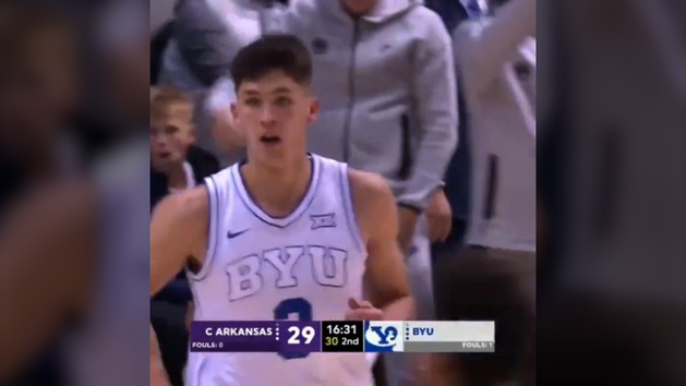Gran debut de Egor Demin, ex del Real Madrid, con BYU en la NCAA - MarcaTV