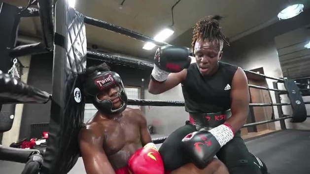 KSI and iShowSpeed's sparring boxing match couldn't have gone worse ...