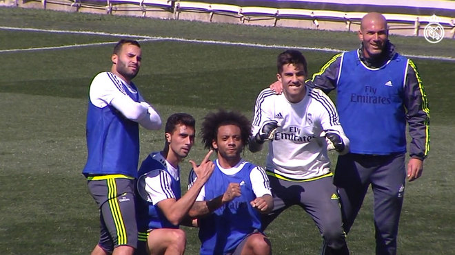 Enzo Zidane trains with the first team | MARCA English