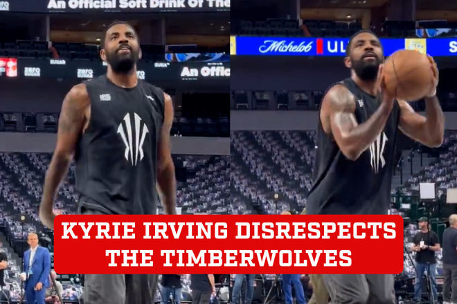 Dallas Mavs' Kyrie Irving shows ultimate disrespect to Anthony Edwards ...