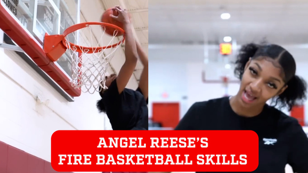 Angel Reese nails shots in viral basketball ad - MARCA TV English
