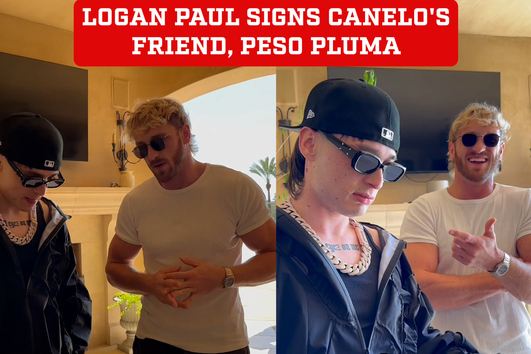 Logan Paul signs Canelo's friend, Peso Pluma - MARCA TV English