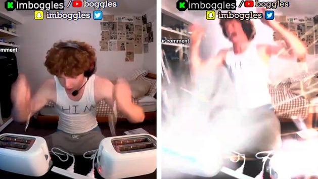 Boggles, el streamer que se ha hecho viral por electrocutarse en ...