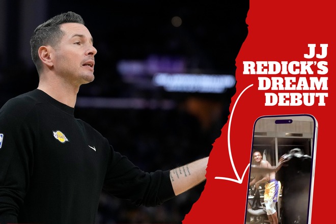 JJ Redick's stunning debut: Lakers' victory celebration reveals team's ...