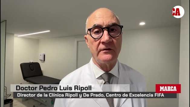 El doctor Ripoll analiza la rotura de ligamento y menisco sufrida por ...