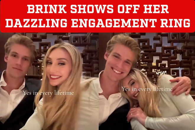 Cameron Brink reveals her engagement ring! The exciting video with Ben ...